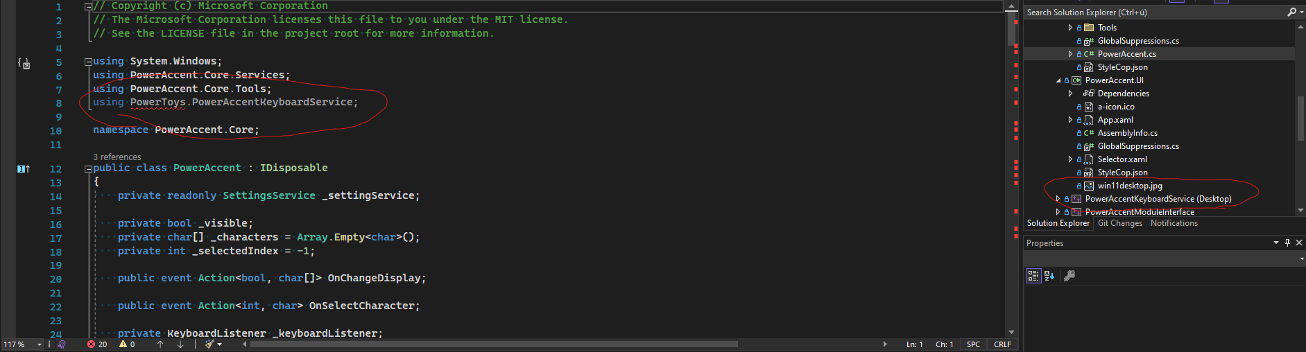 Intellisense fails on Quick Accent · Issue #20443 · microsoft/PowerToys ...