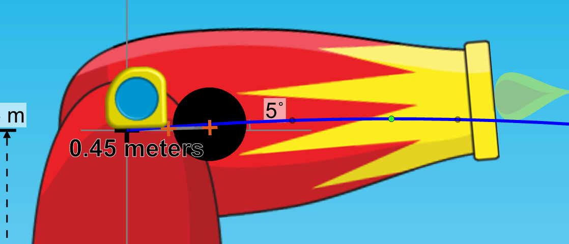 Object snaps to apex point when stepped through an old trajectory ...