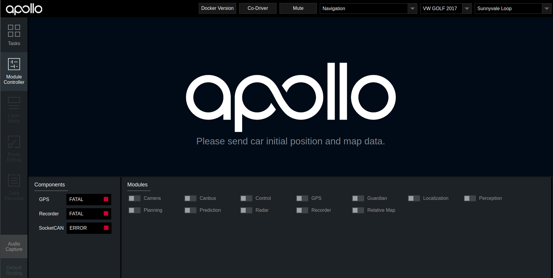 Perception module won't stay on · Issue #14009 · ApolloAuto/apollo · GitHub