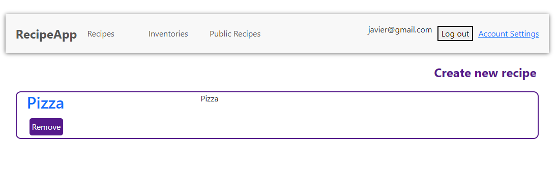 GitHub - franclobo/Recipes_app: The Recipe app keeps track of all your ...