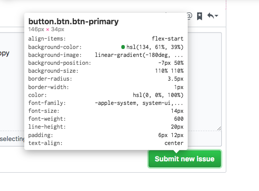 inspect should allow copying a style to clipboard · Issue #232 · GoogleChromeLabs/ProjectVisBug ...