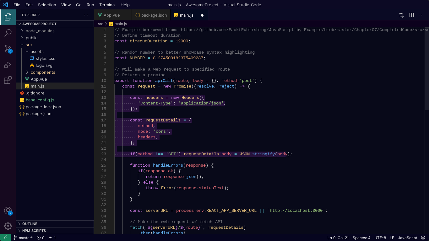 GitHub - snehap02/ShadesAndStroke-VS-Code: A VS Code Dark theme with ...