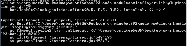 How to fix a error · Issue #1232 · PrismarineJS/mineflayer · GitHub