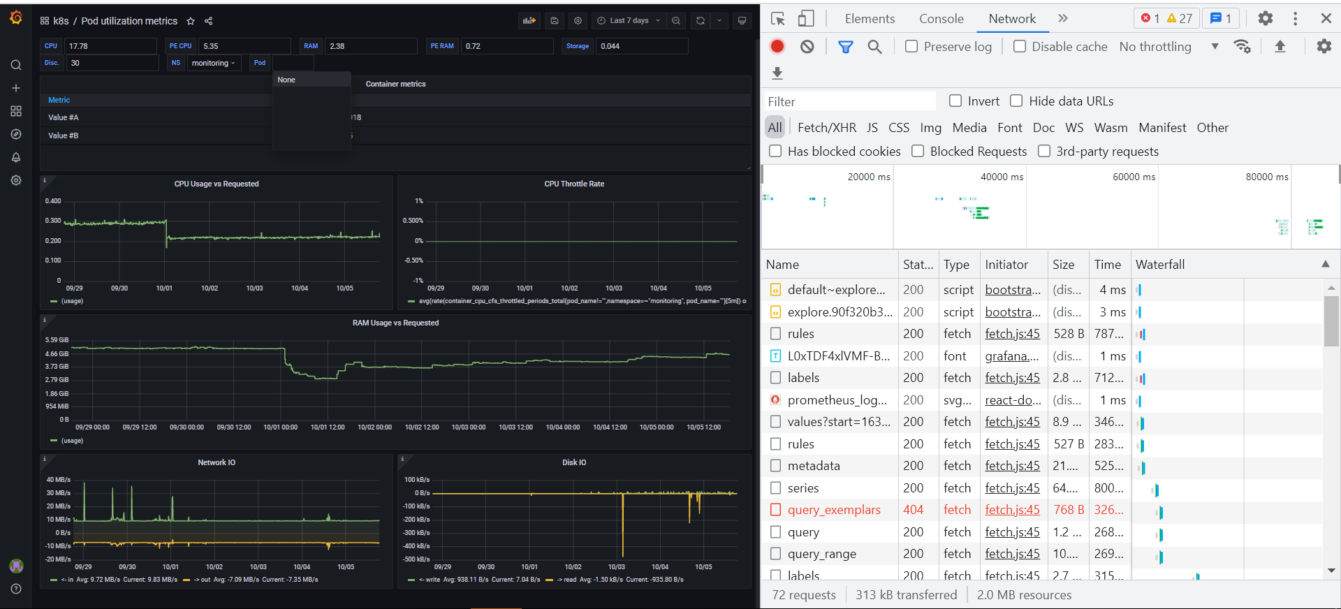 Data not loading in Dashboard after EKS upgrade · Issue #39971 · grafana/grafana · GitHub
