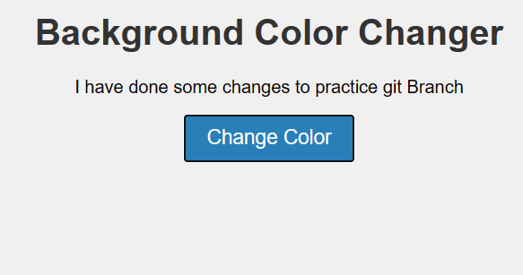 Color isn't changed when the "Change Color" button is clicked. · Issue ...