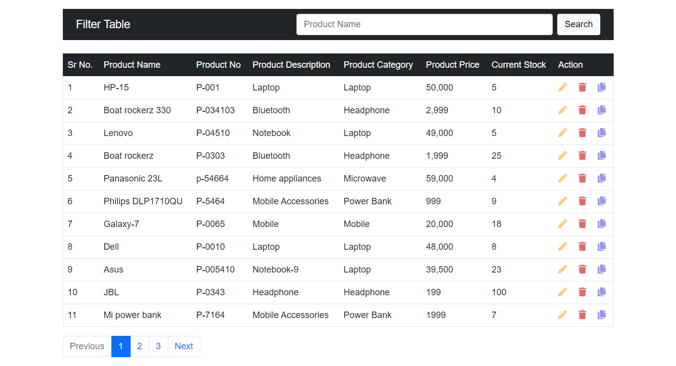 GitHub - fanendrashelki/Filter-table-using-Bootstrap-5