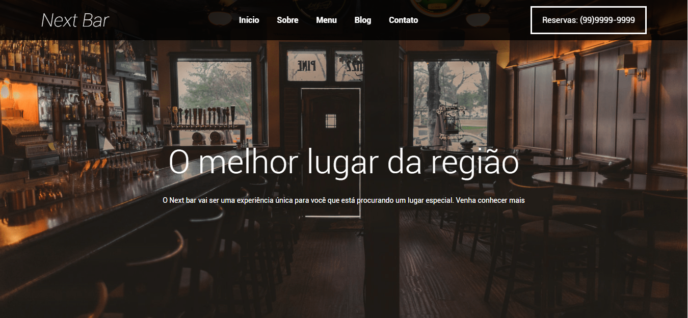 GitHub - devsfer1/Nextbar: Website estático construído utilizando Html e CSS.