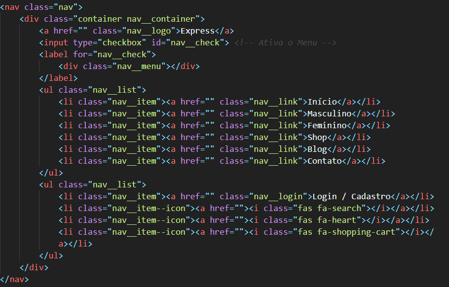 GitHub - devsfer1/Express: Website estático construído com Html e CSS.