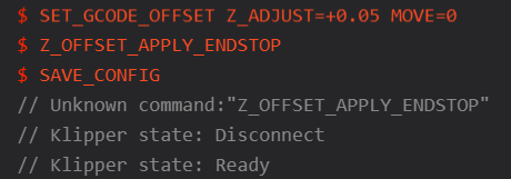 delta z_offset_apply_endstop unknown command · Issue #5765 · Klipper3d/klipper · GitHub