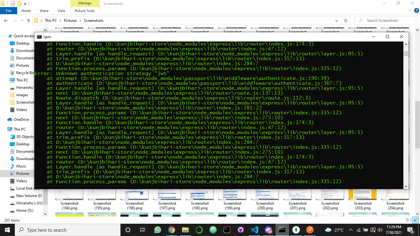 Error: Unknown authentication strategy "jwt" · Issue #78 · mohamedsamara/mern-ecommerce · GitHub