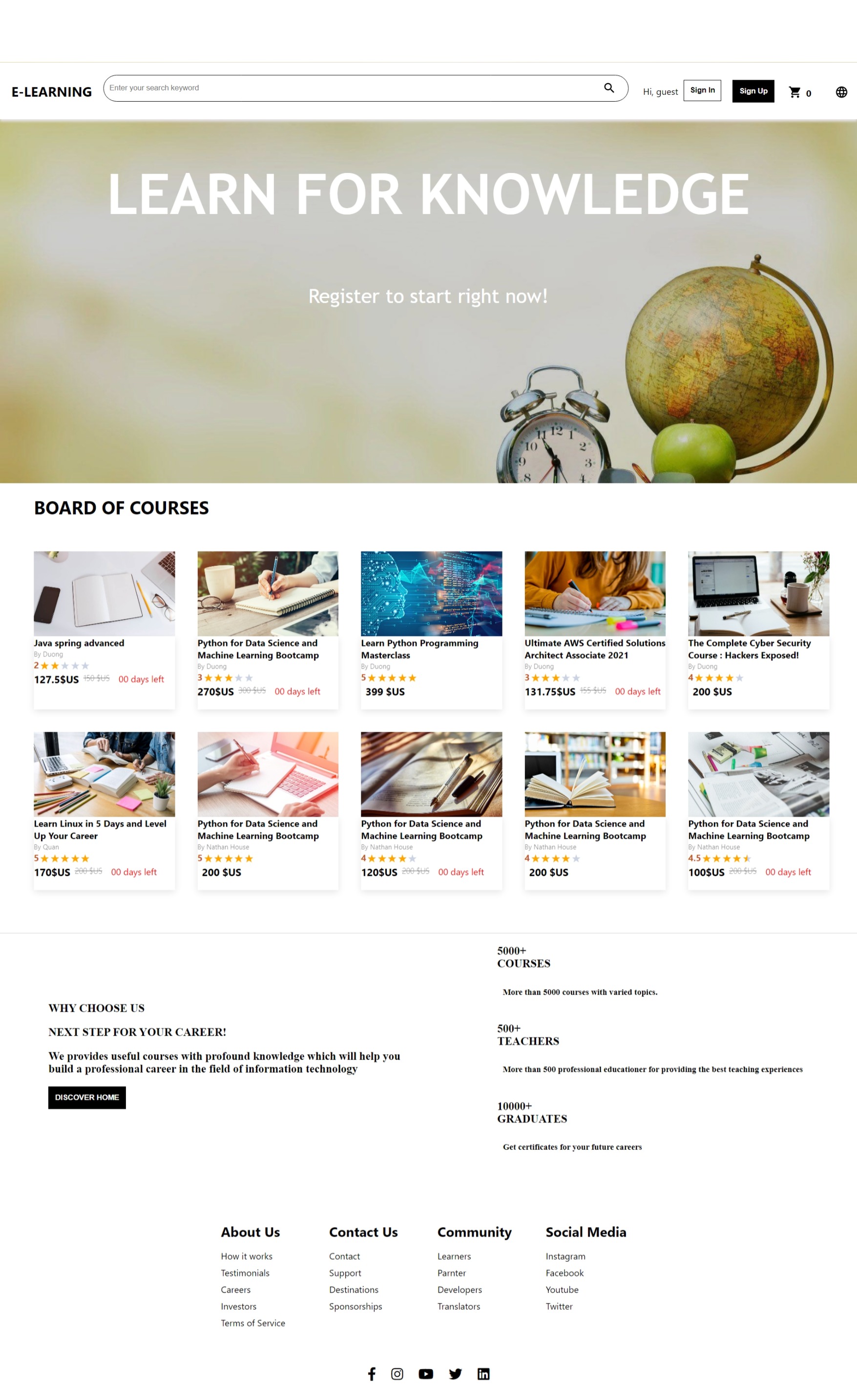 GitHub - HueDo5200/elearning-webapp