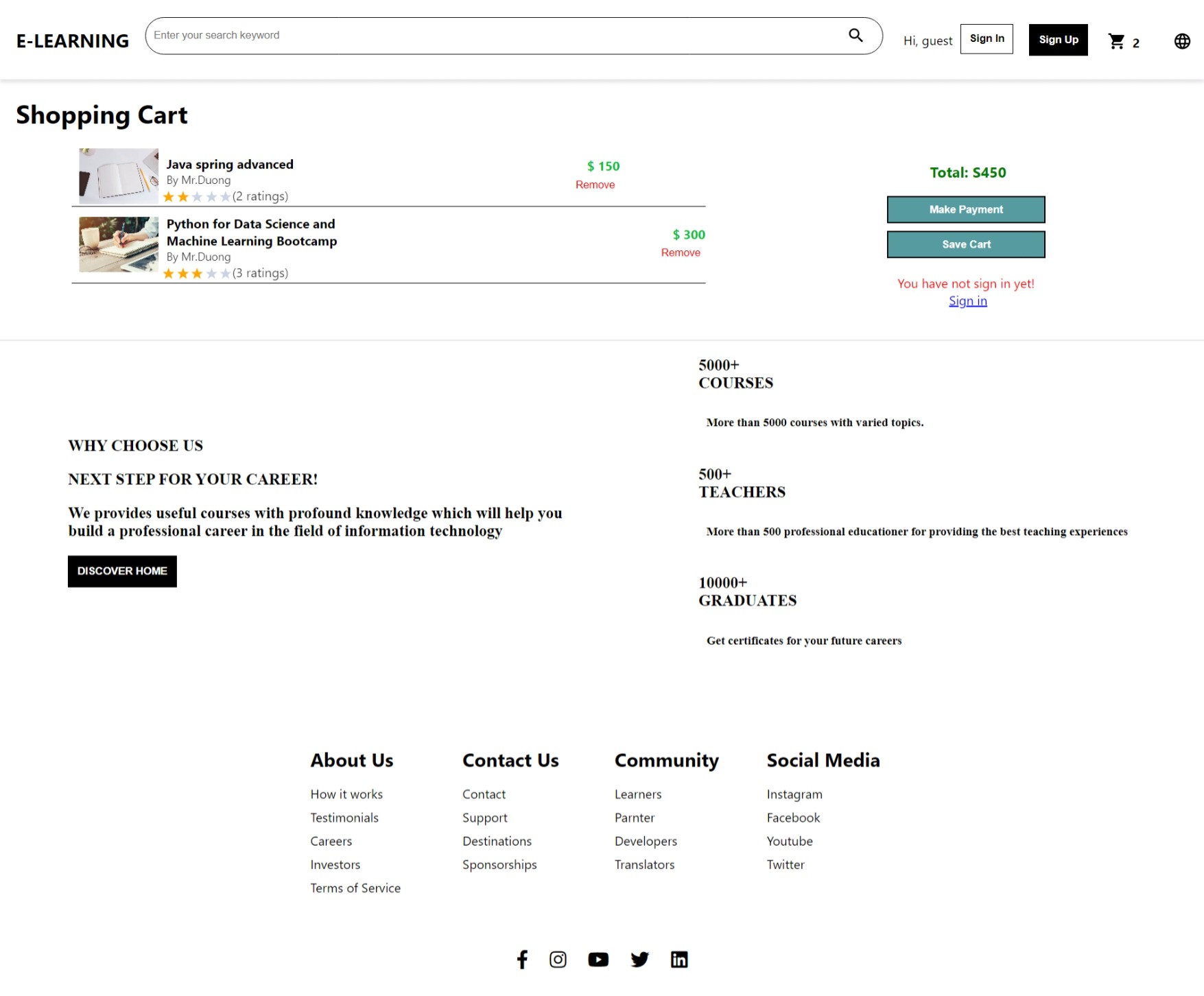 GitHub - HueDo5200/elearning-webapp
