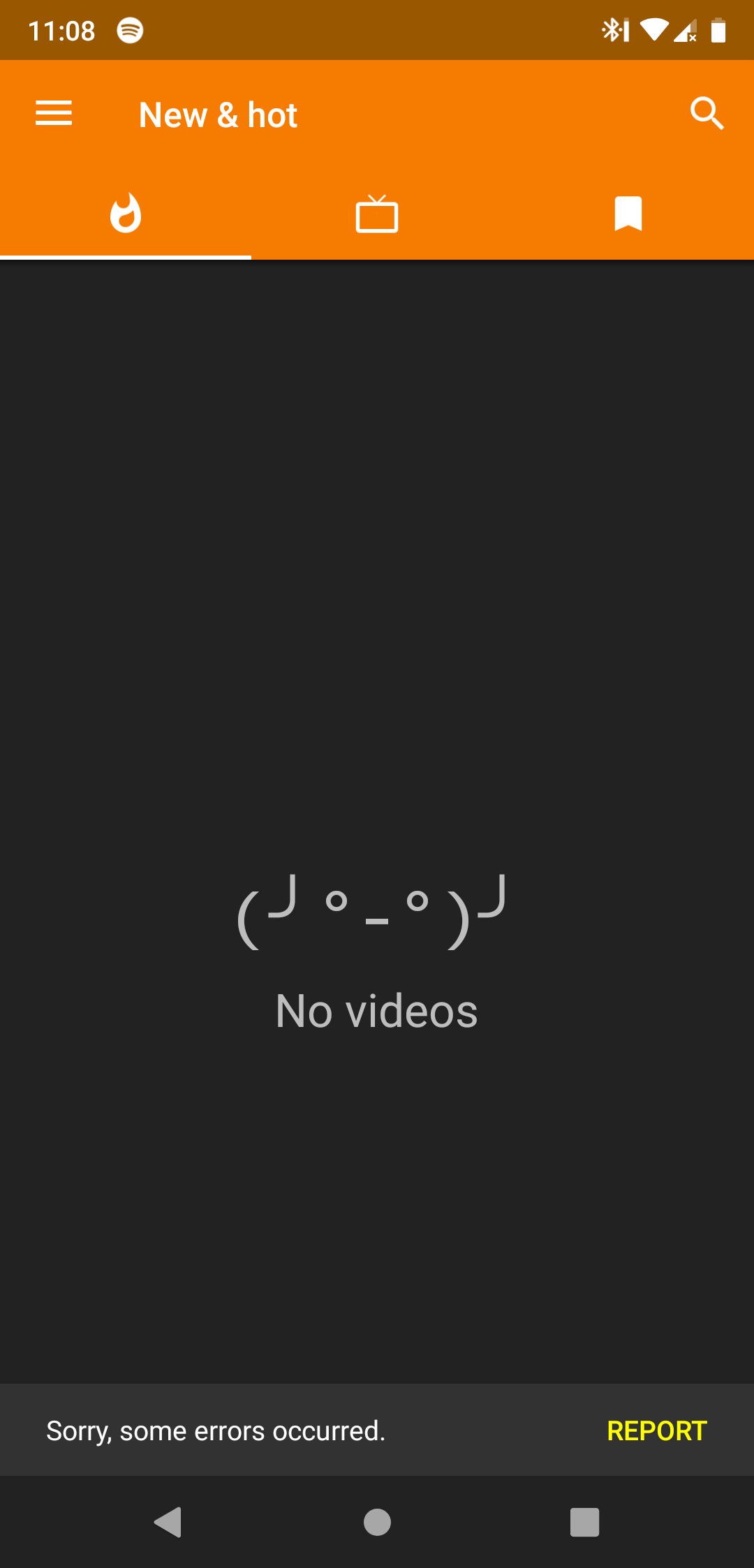 No videos + error instead of "network error" and retry button on soundcloud · Issue #3566 ...