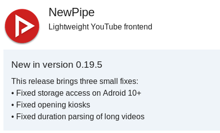 Unable to parse website links · Issue #3767 · TeamNewPipe/NewPipe · GitHub
