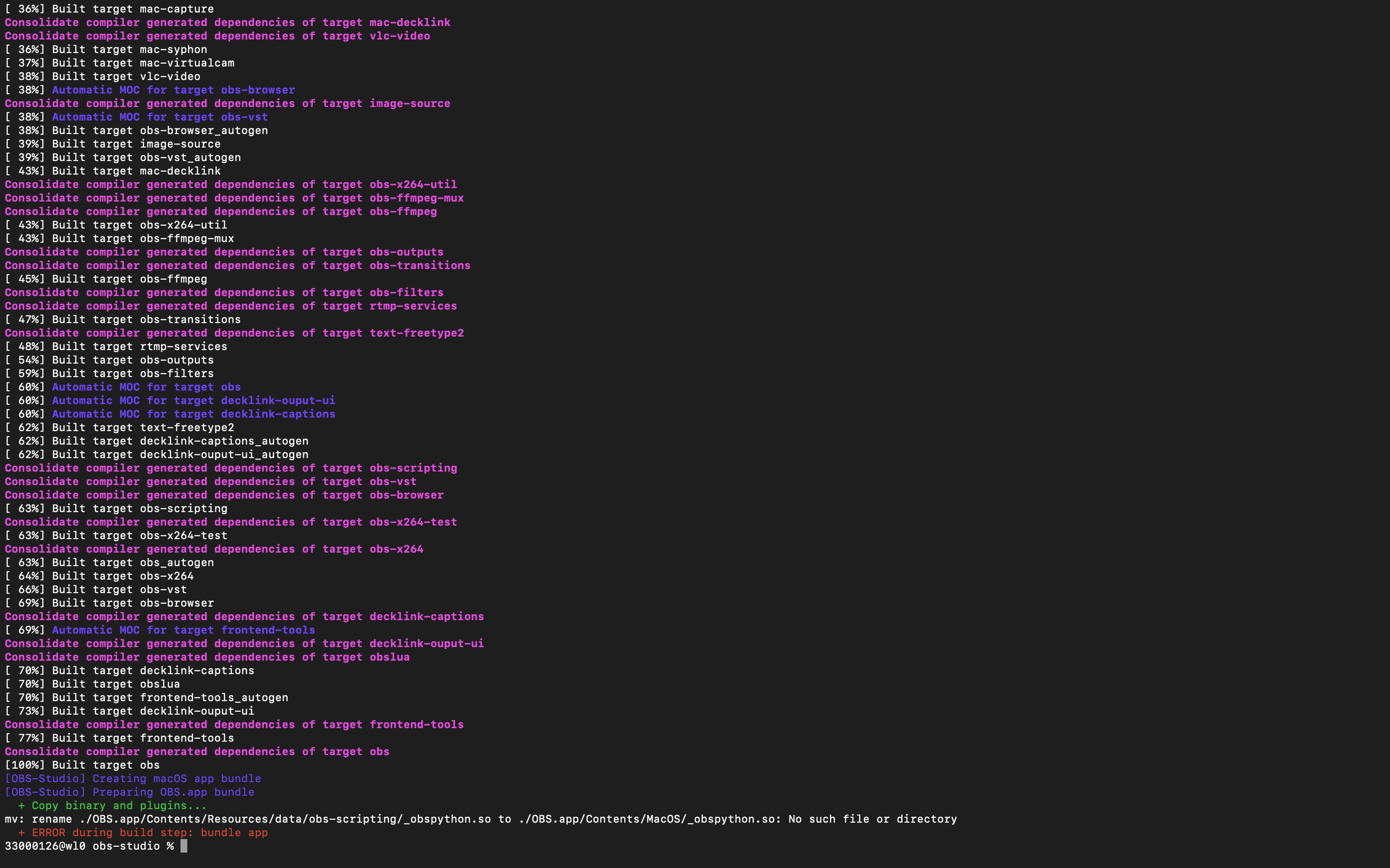 error during build step: bundle app · Issue #4708 · obsproject/obs-studio · GitHub