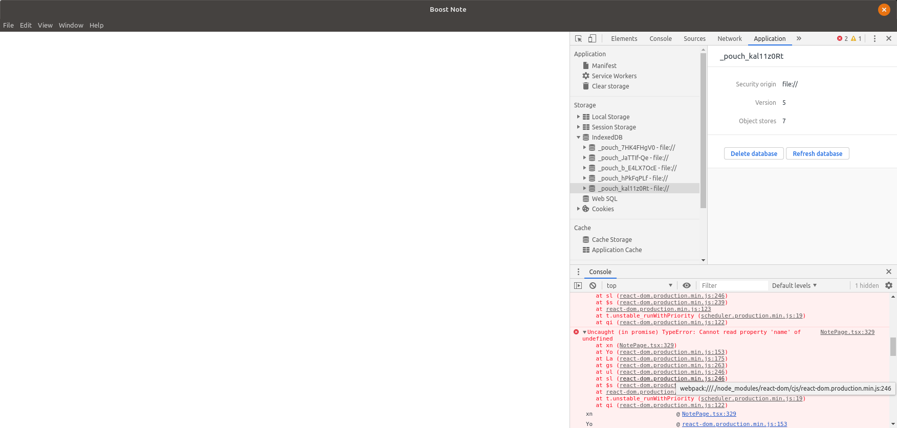 The app goes whiteout after editing · Issue #421 · BoostIO/BoostNote-App · GitHub