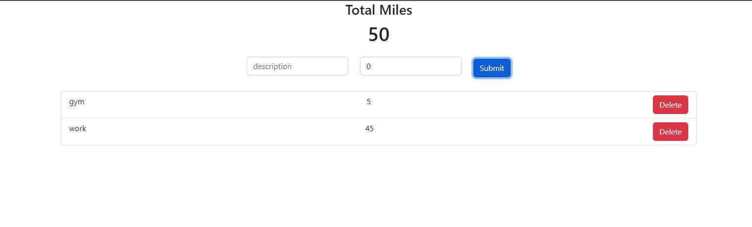 Github Firaskedidi Miles Tracker A Simple Application To Track Miles