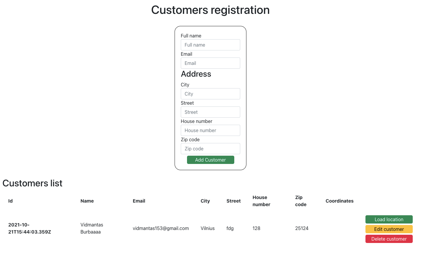 GitHub - Vidmapps/Registration-form: Vue.js - Register user and his ...