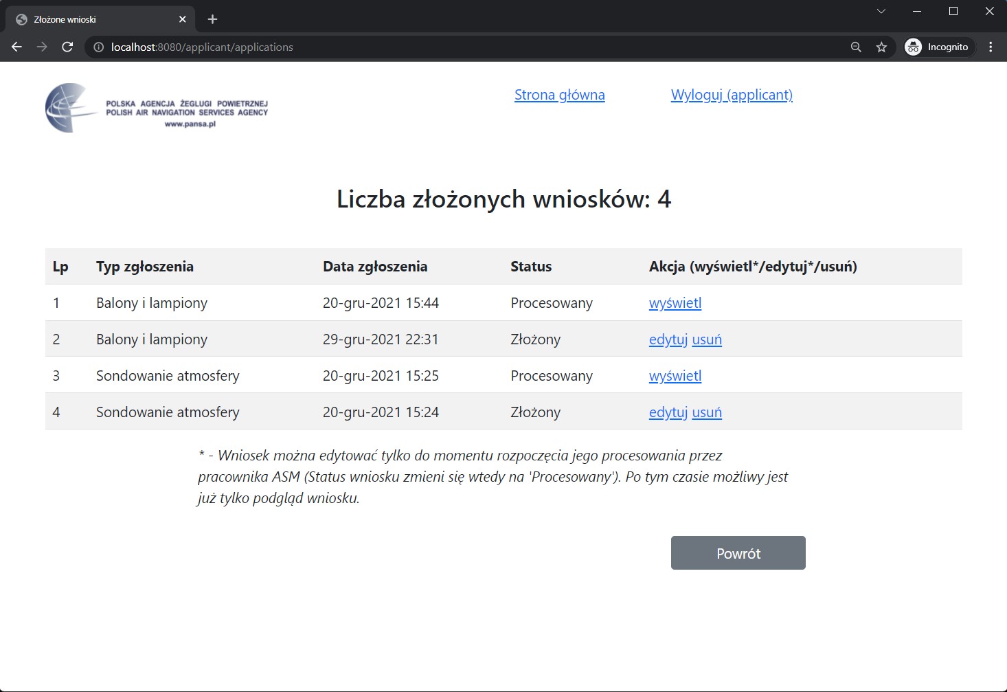 GitHub - morbidreich/AirForm: Airspace request form manager. Spring, Hibernate, Thymeleaf, MySQL