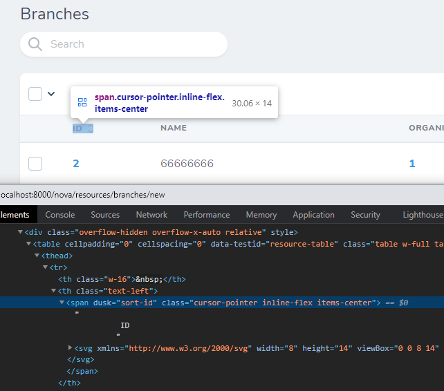 Accessibility: Table columns can not be sorted using keyboard only · Issue #3427 · laravel/nova ...