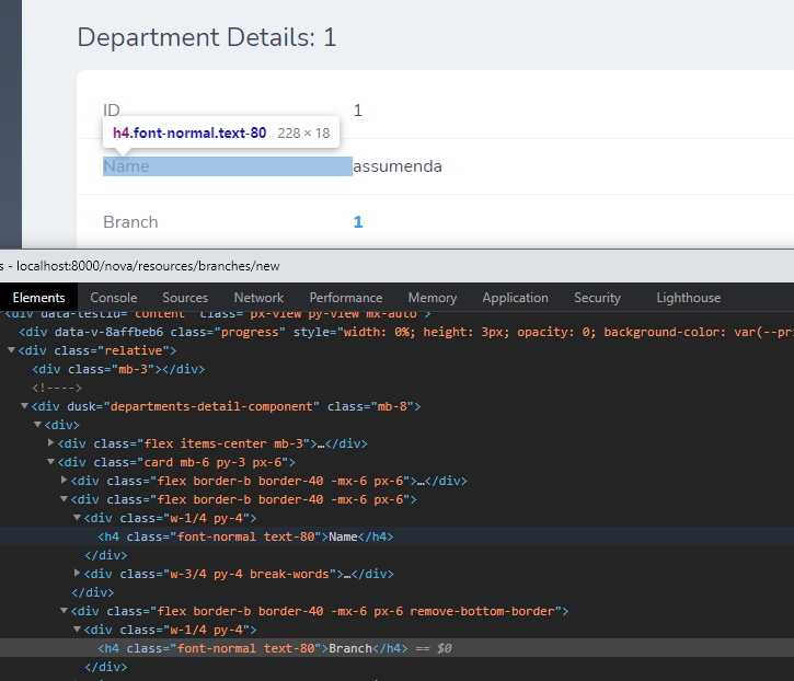 Accessibility: Detail views use headings for styling purposes · Issue #3431 · laravel/nova ...