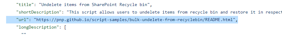 🐞 "view on GitHub more" does not work for script samples 😥 · Issue #40 · pnp/m365-sample-gallery ...