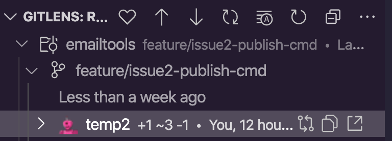 Add Commit Fixup Option Into The Repositories View · Issue 1031 · Gitkrakenvscode Gitlens