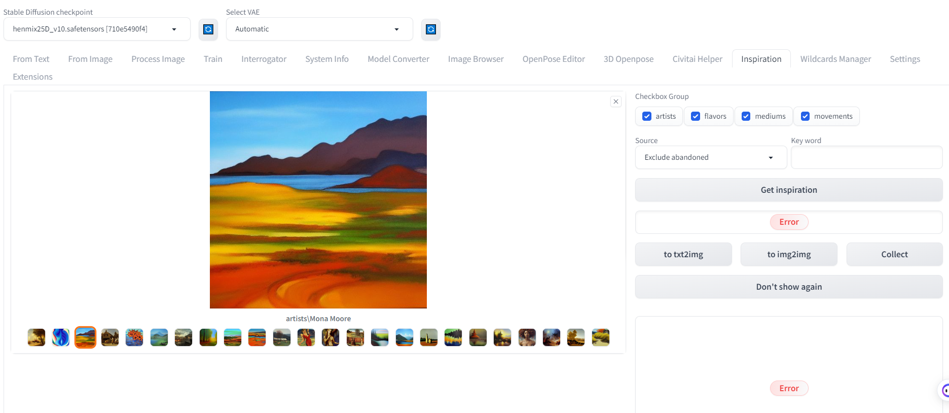 [Issue]: Inspiration extension runtime error · Issue #774 · vladmandic ...