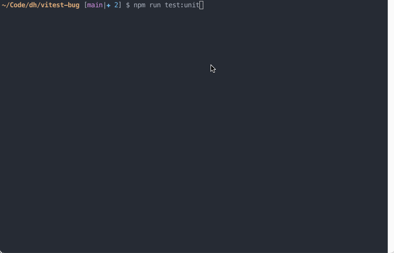Reporter is flushing the console