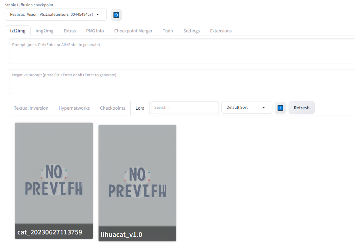 [Bug]: All custom Lora disappeared after using updated webui · Issue #12427 · AUTOMATIC1111 ...