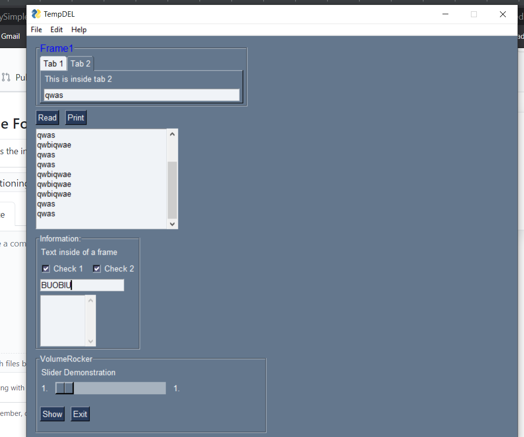 Positioning of different frames in a single window · Issue #3406 · PySimpleGUI/PySimpleGUI · GitHub