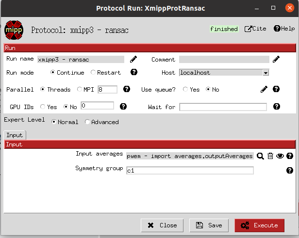 error using protocol xmipp3-highres · Issue #322 · scipion-em/scipion-pyworkflow · GitHub
