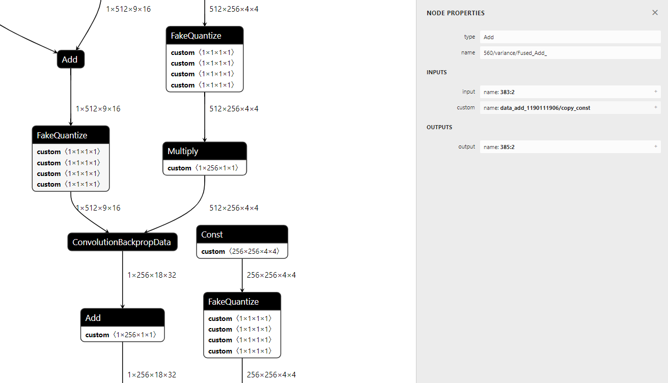Bug Incorrect Number Of Input Edges For Add Node When Load Int8 Ir Model Converted From Onnx 