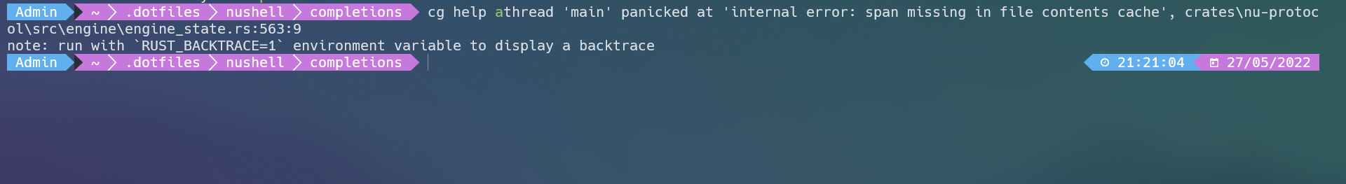 Aliases don't work with subcommand completions · Issue #5666 · nushell/nushell · GitHub