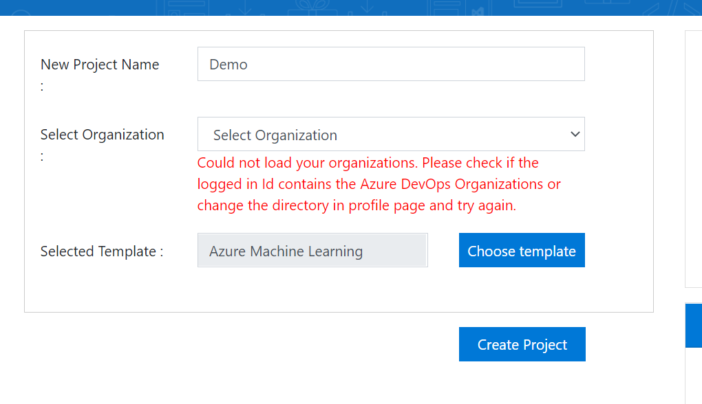Organisation not loaded · Issue #406 · microsoft/AzureDevOpsDemoGenerator · GitHub