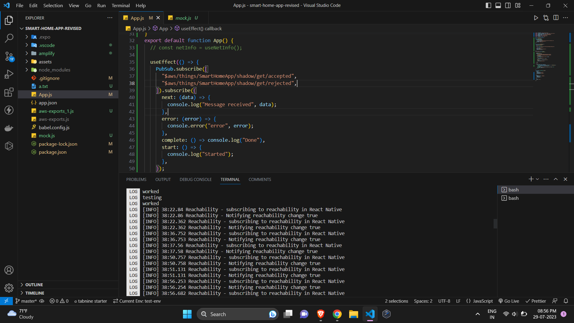 Feedback Not Been Able To Use Pubsub With React Native · Issue 5704 · Aws Amplifydocs · Github