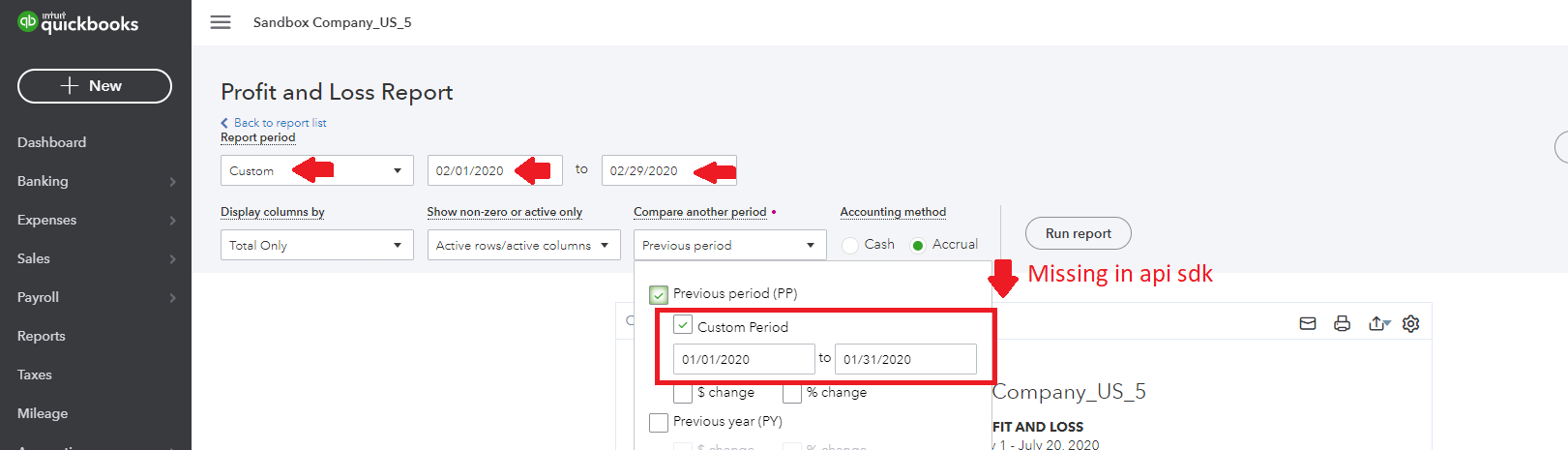 Missing fields Profit and Loss Report Detail · Issue #137 · intuit/QuickBooks-V3-DotNET-SDK · GitHub