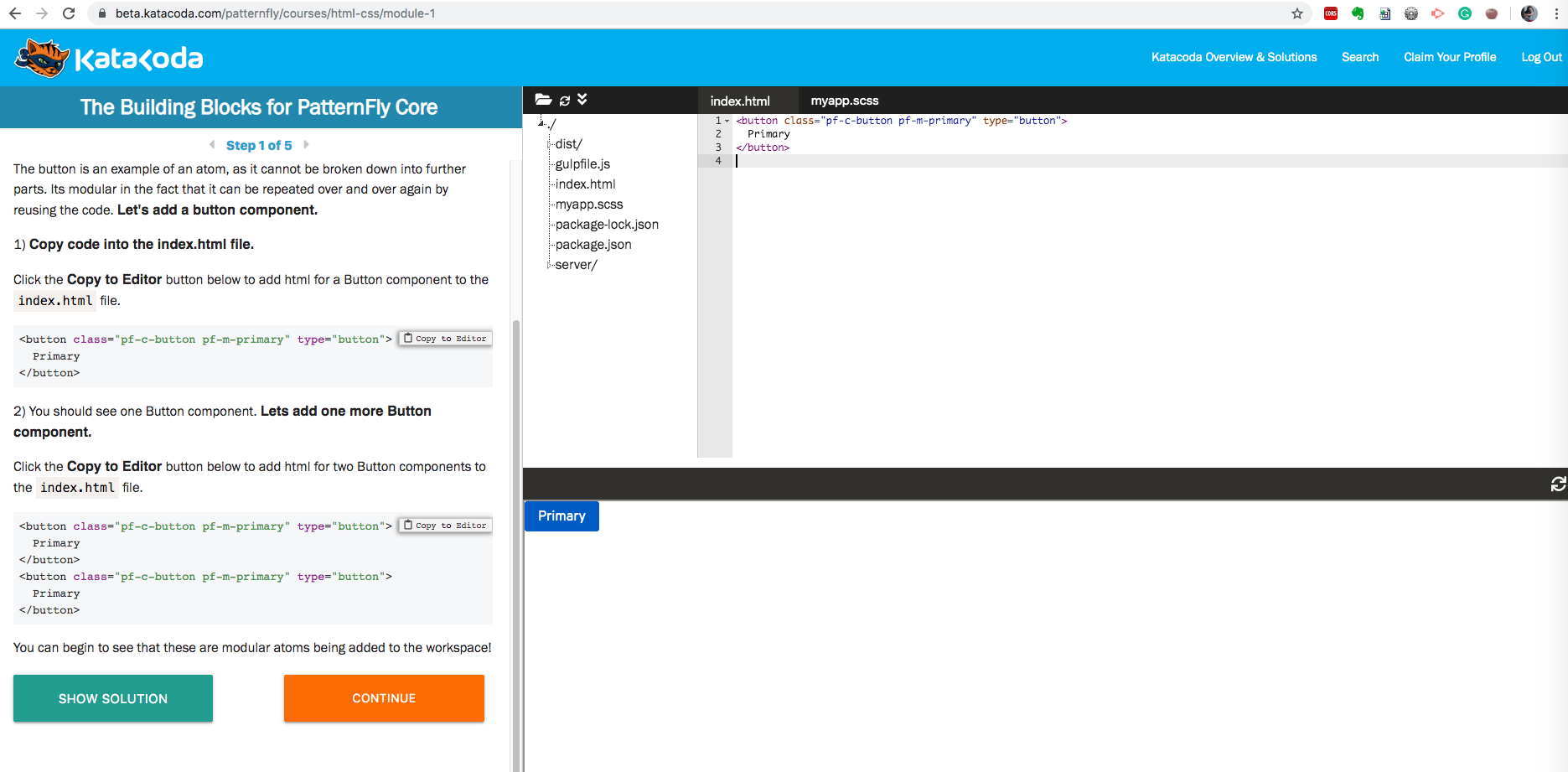 Add failsafe reload button to the preview pane · Issue #91 · patternfly ...