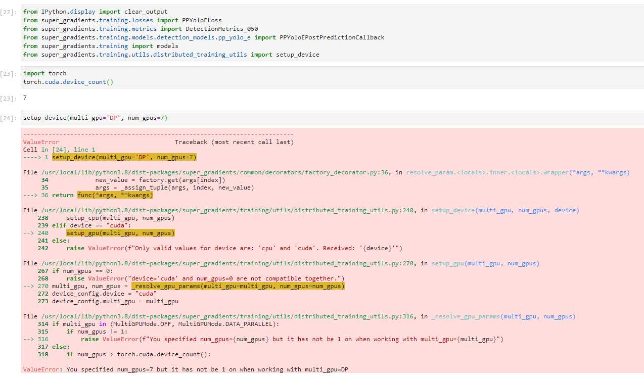 Multi-GPU setup is not working · Issue #1204 · Deci-AI/super-gradients · GitHub