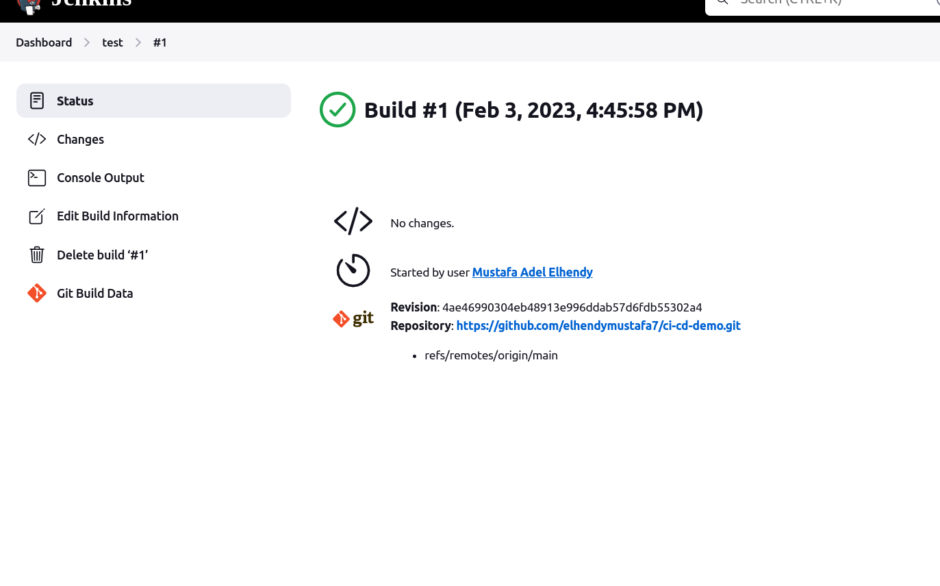 GitHub - elhendymustafa7/ci-cd-demo: compile a code from GitHub ...