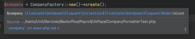 Autocompletion when using factory classes without trait · Issue #336 · laravel-idea/plugin · GitHub