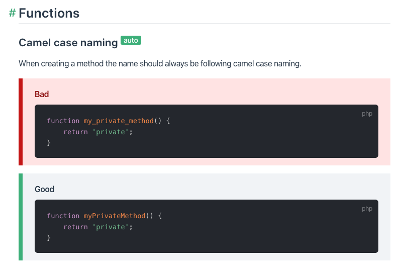 [Discussion] Generating coding style document · Issue #371 · nunomaduro/phpinsights · GitHub