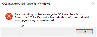 error code 1053 when running show inventory informations · Issue #173 · OCSInventory-NG ...