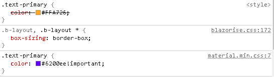 Not able to change primary text color. · Issue #1674 · Megabit ...