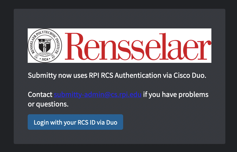 Saml Authentication Visual Improvements · Issue 8166 · Submitty Submitty · Github