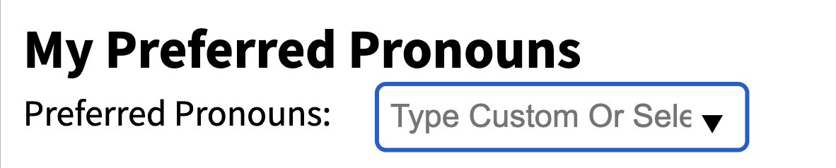Minor issues with My Profile pronouns UI · Issue #9147 · Submitty/Submitty · GitHub