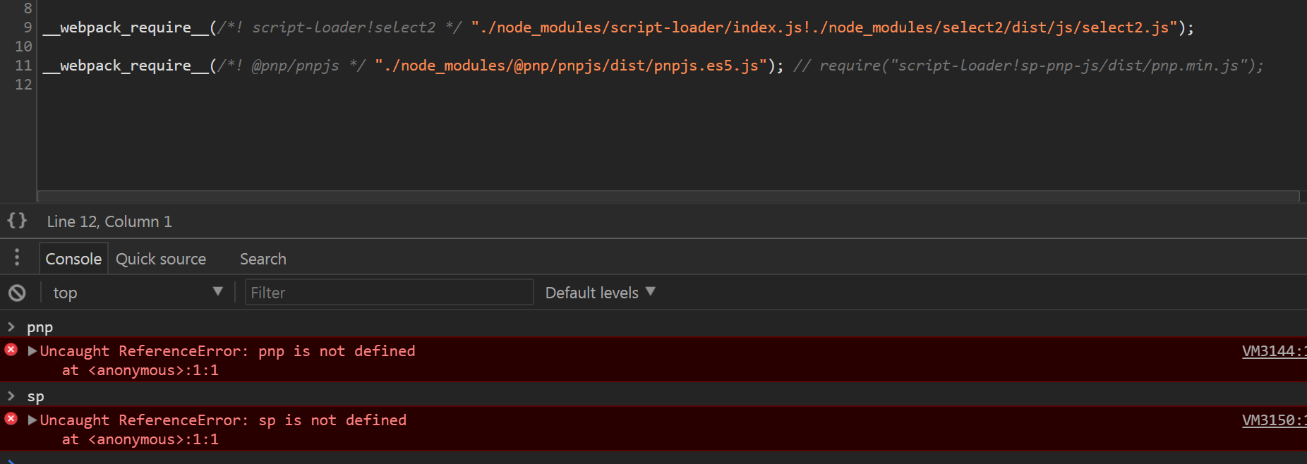 Having issues bundling this with webpack · Issue #254 · pnp/pnpjs · GitHub