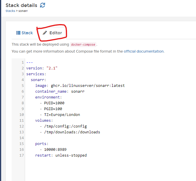 Export Docker Compose Docker Stack · Issue 5275 · Portainer