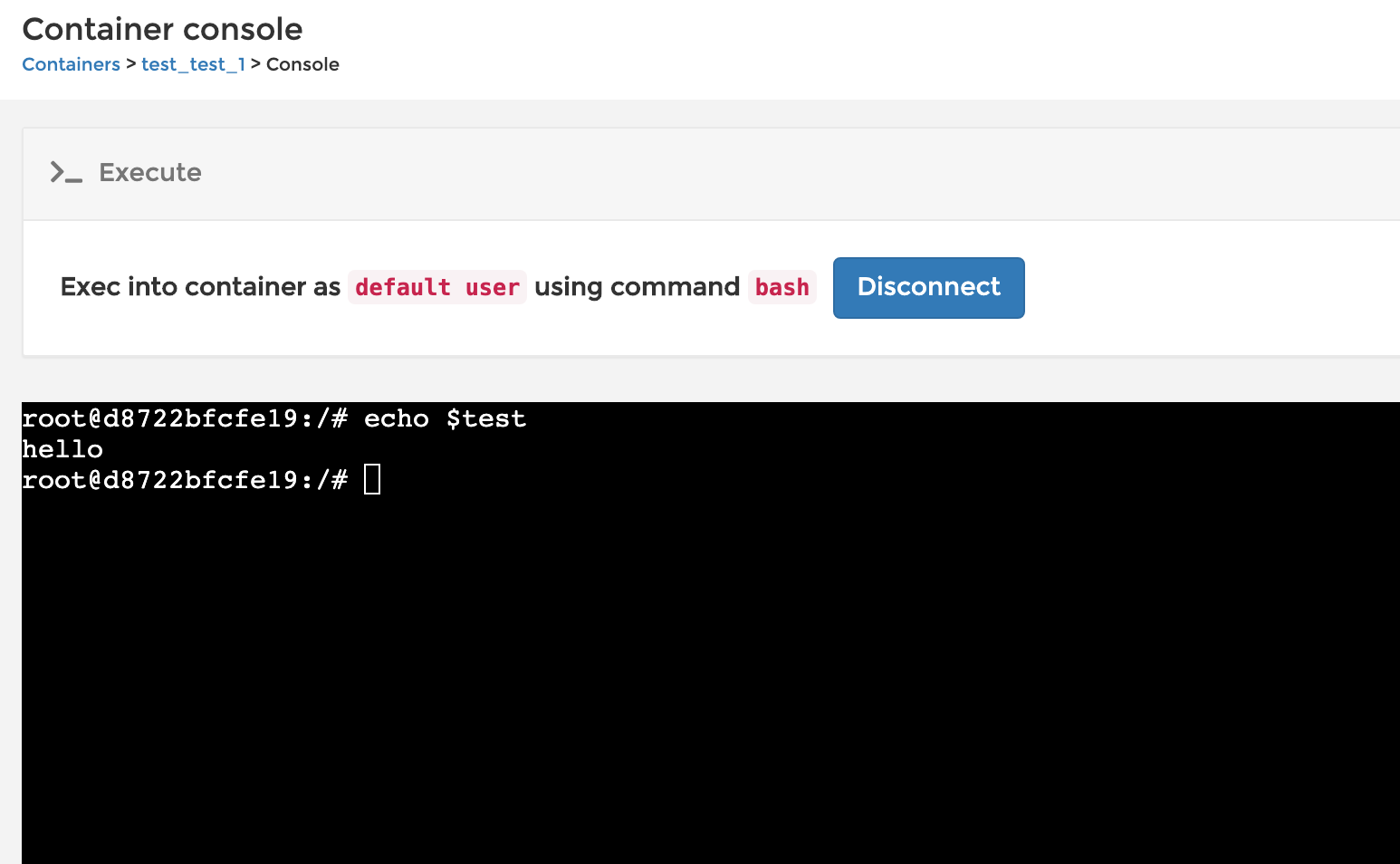 Environment variables defined for a stack/service are not set on the ...