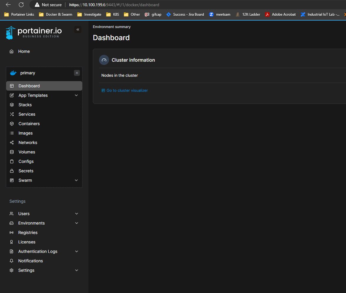 Can not start Portainer UI in browser · Issue #9017 · portainer/portainer · GitHub